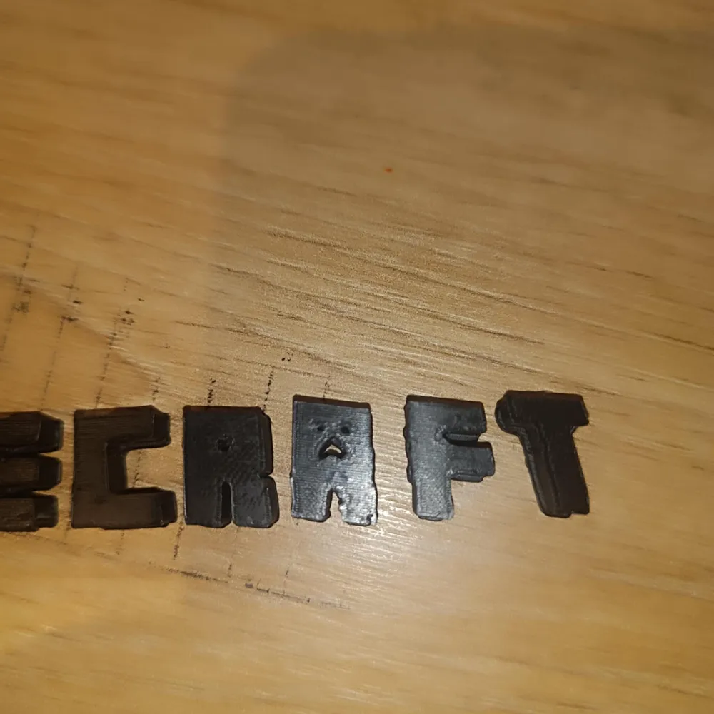 Minecraft Logo Letters - Blocky Custom Text - Free 3D Print Model ...