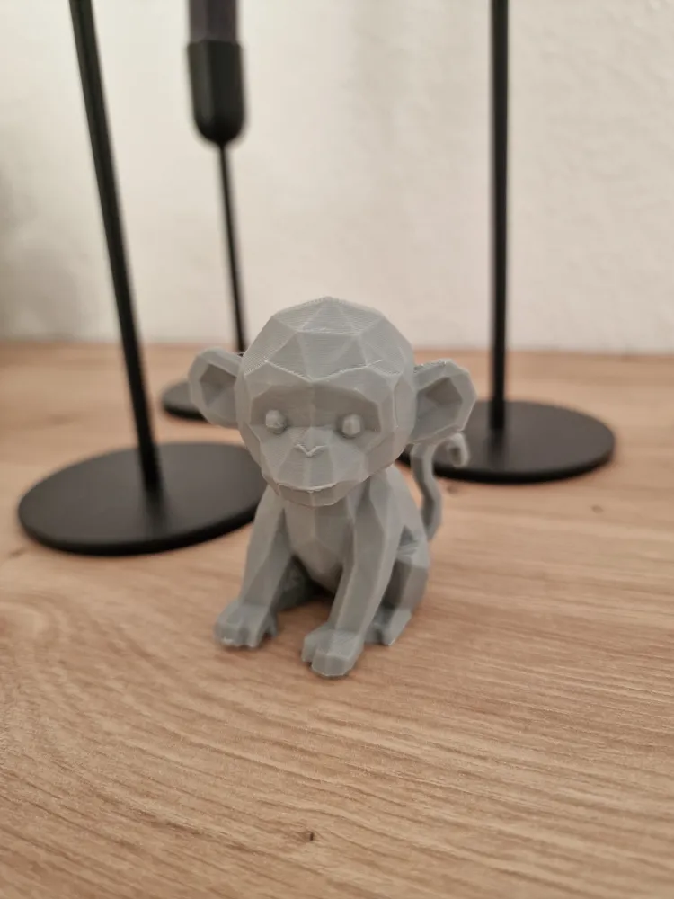 Low Poly Monkey by HomeMadeProjects MakerWorld: Download Free 3D Models