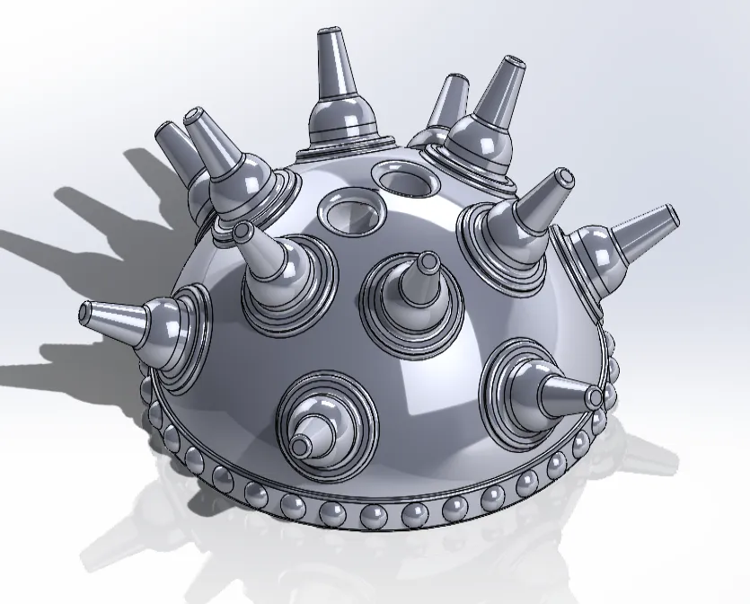 Floating Sea Mine for Aquarium - Free 3D Print Model - MakerWorld