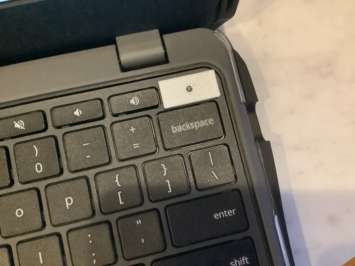 (Actualizado) Cubierta del botón de encendido del Chromebook - Modelo ...