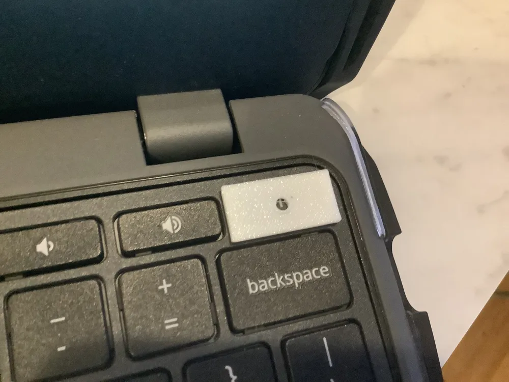 (Actualizado) Cubierta del botón de encendido del Chromebook - Modelo ...