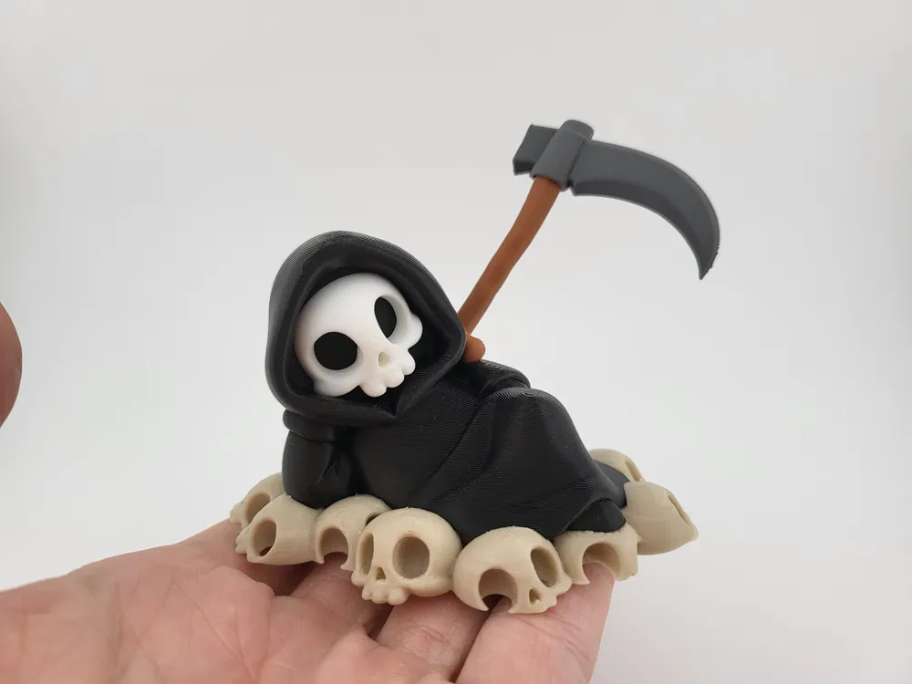 Reaper skull bad Skeleton Action Figure NO AMS - Free 3D Print Model ...