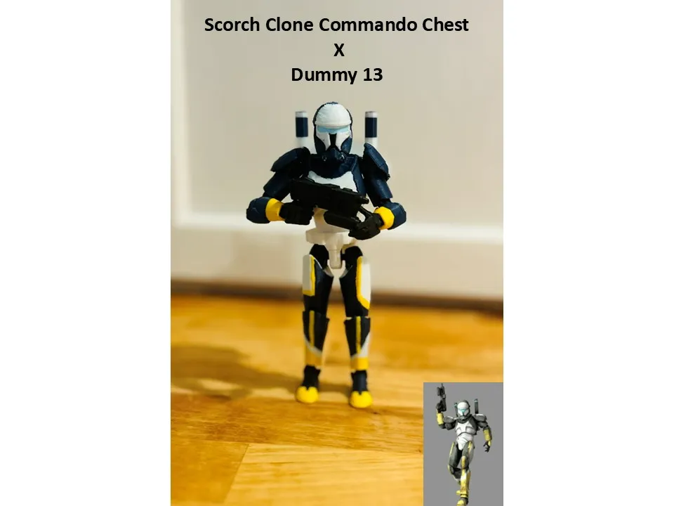 Scorch Delta Squad Chest Clone Commando X Dummy 13 Remixed by Ben ...