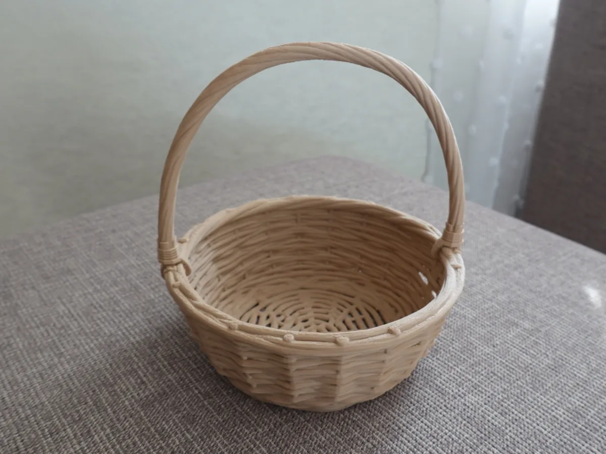 Wicker basket - Free 3D Print Model - MakerWorld