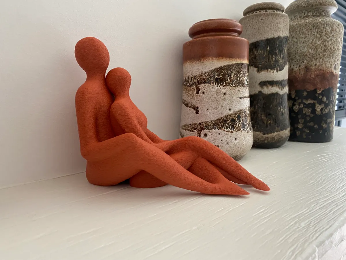 Minimalist Couple Sculpture by LJ Designs MakerWorld: Download Free 3D Models