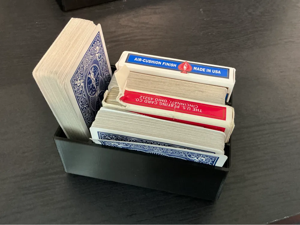 Gridfinity card deck holder - Free 3D Print Model - MakerWorld