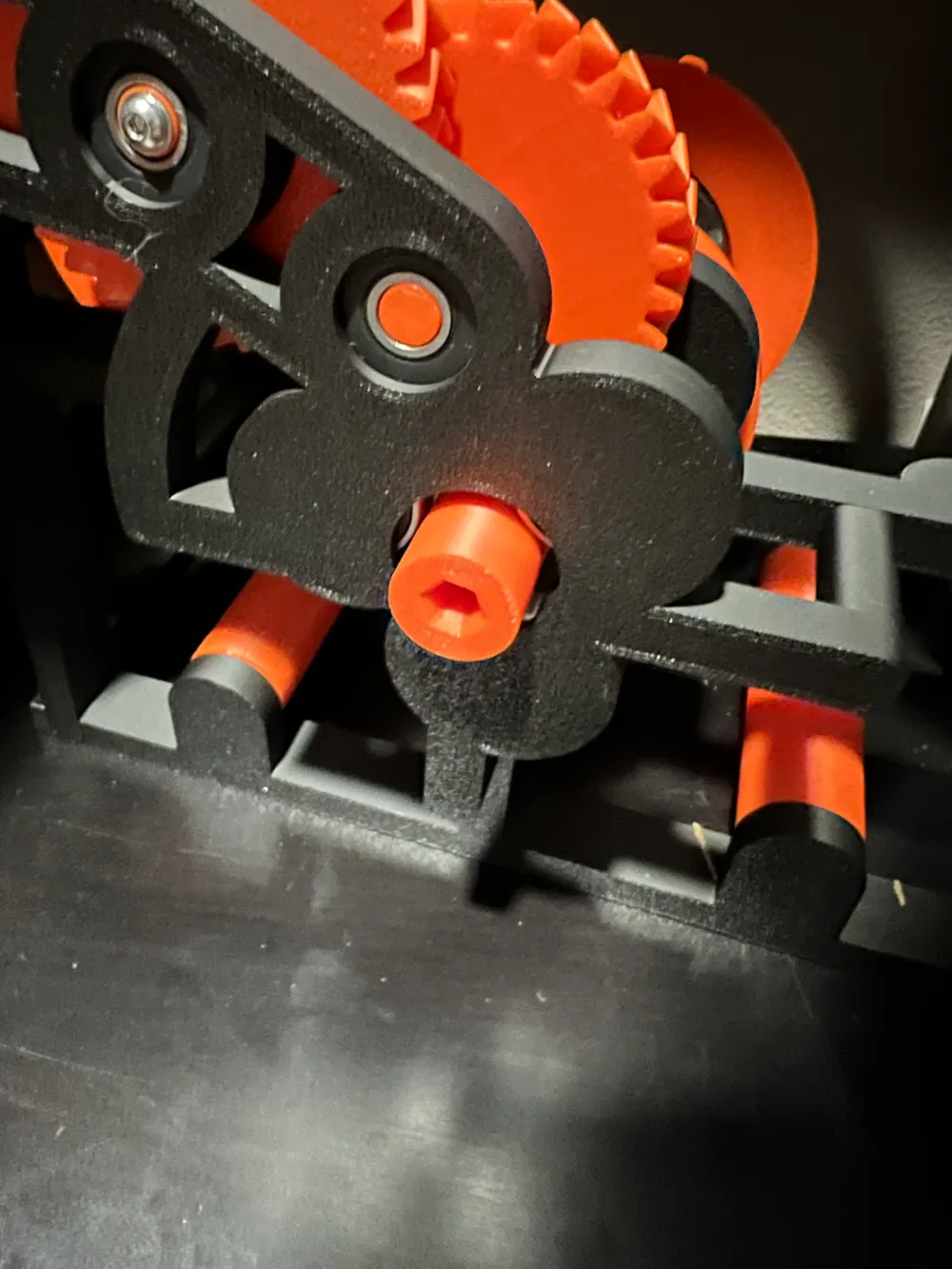 V-Spooler handle part that works with the drill spindle by ...