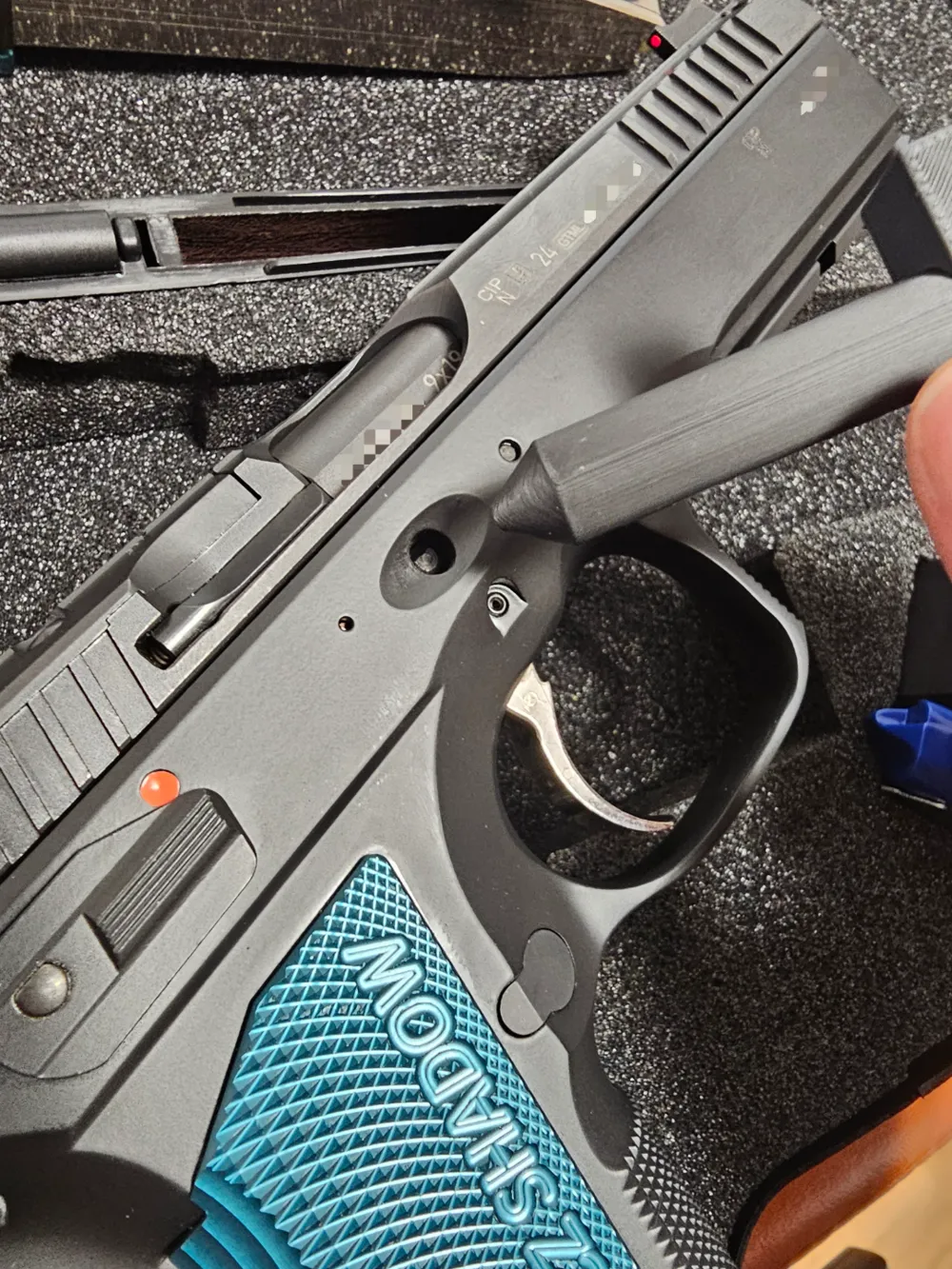 Slide catch release pin for CZ Shadow 2 Pistol by Pin MakerWorld ...