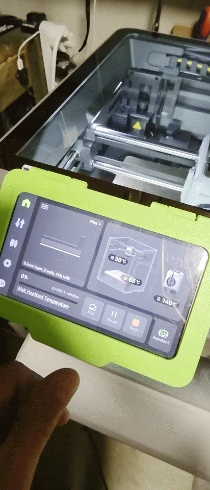 X2D/P2S Screen dust cover and protector - Free 3D Print Model - MakerWorld