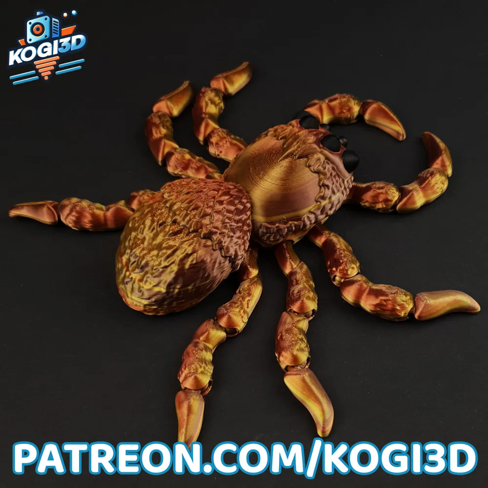 Articulated Tarantula - Free 3D Print Model - MakerWorld