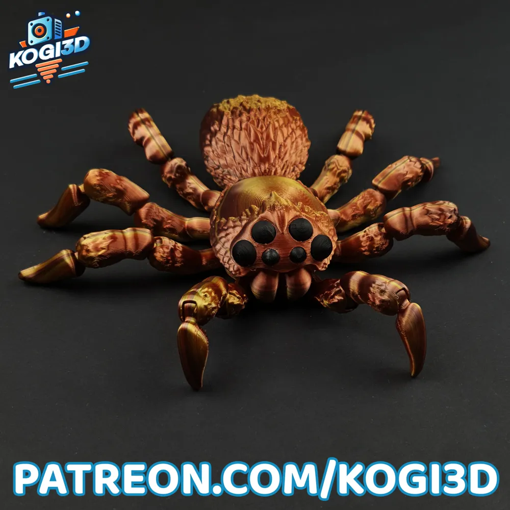 Articulated Tarantula - Free 3D Print Model - MakerWorld