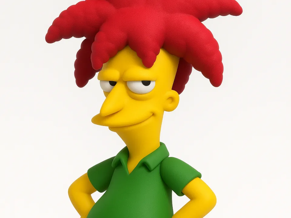 Bob Patiño - Simpsons Style Figure - Free 3D Print Model - MakerWorld