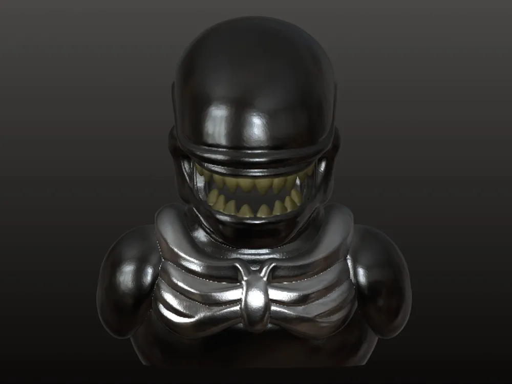 XENOMORPH ALIEN RUBBER DUCK - Free 3D Print Model - MakerWorld