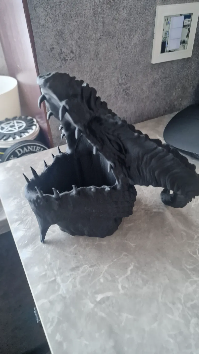 Dragon Poop Bucket or Dragon Wall Wand Deko Deco Remixed by 3DMetalCave ...