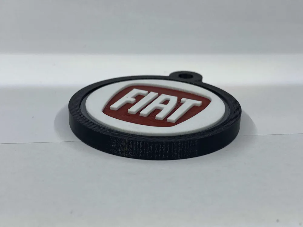 Fiat Logo Keychain by KGM - MakerWorld
