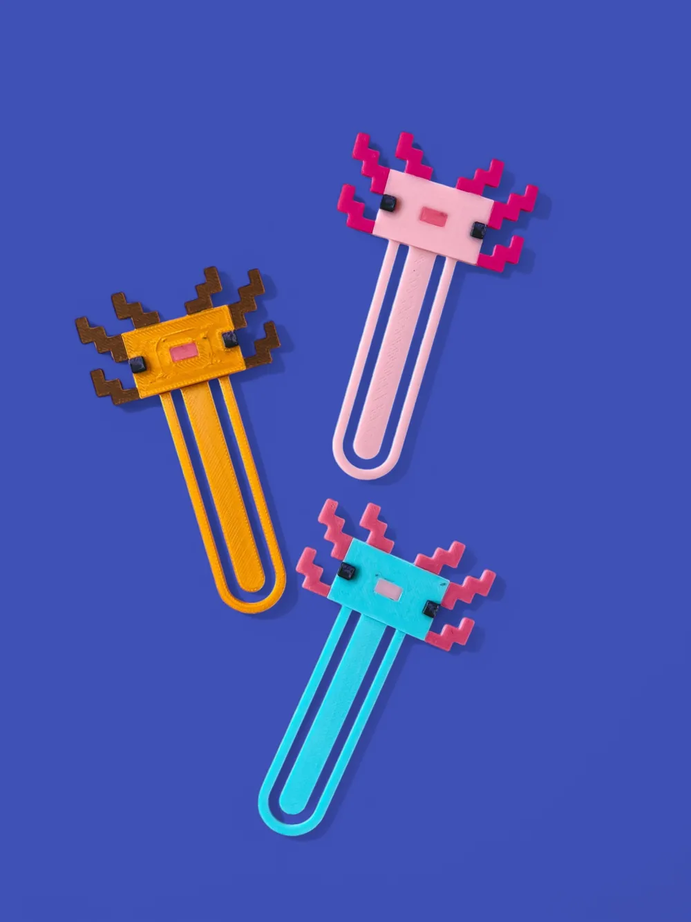 Minecraft Axolotl Bookmark Set by Jasons Dreamland MakerWorld: Download ...