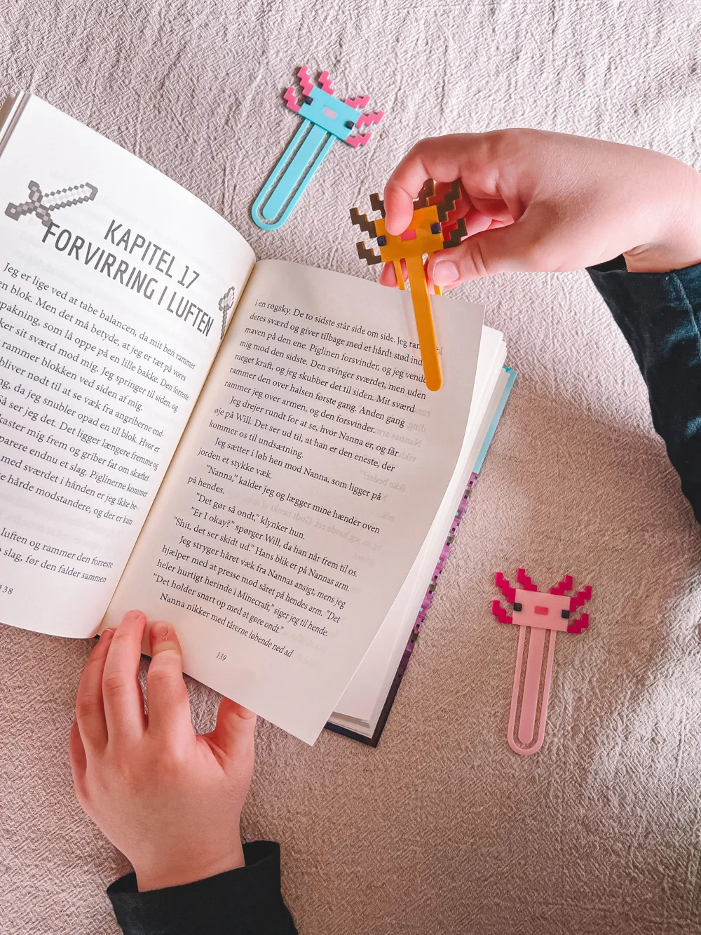 Minecraft Axolotl Bookmark Set by Jasons Dreamland MakerWorld: Download ...