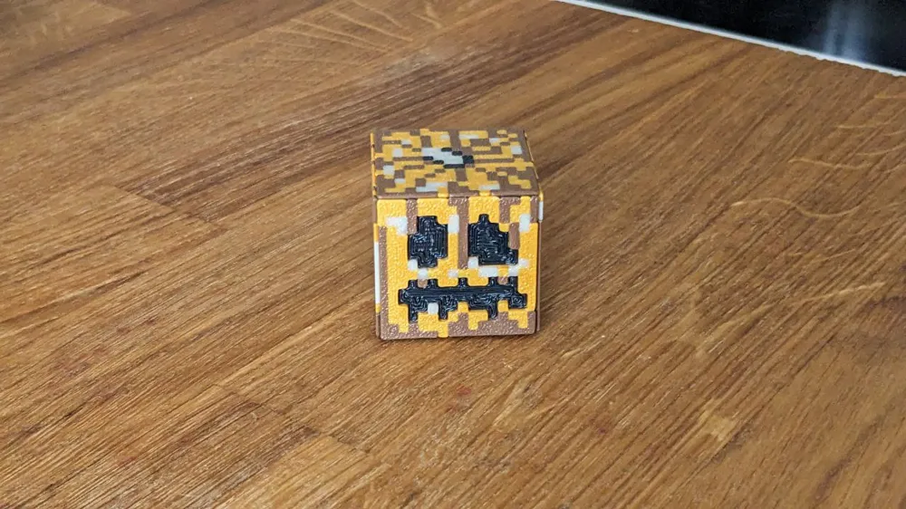 Bloque de calabaza de Minecraft por kirimba - MakerWorld