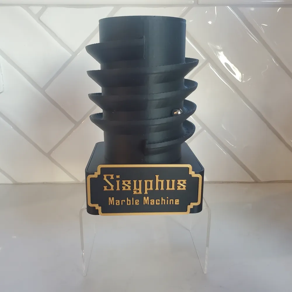 Macchina di Sisifo per biglie V2 Motorizzata A1 Mini Pronta - Free 3D ...