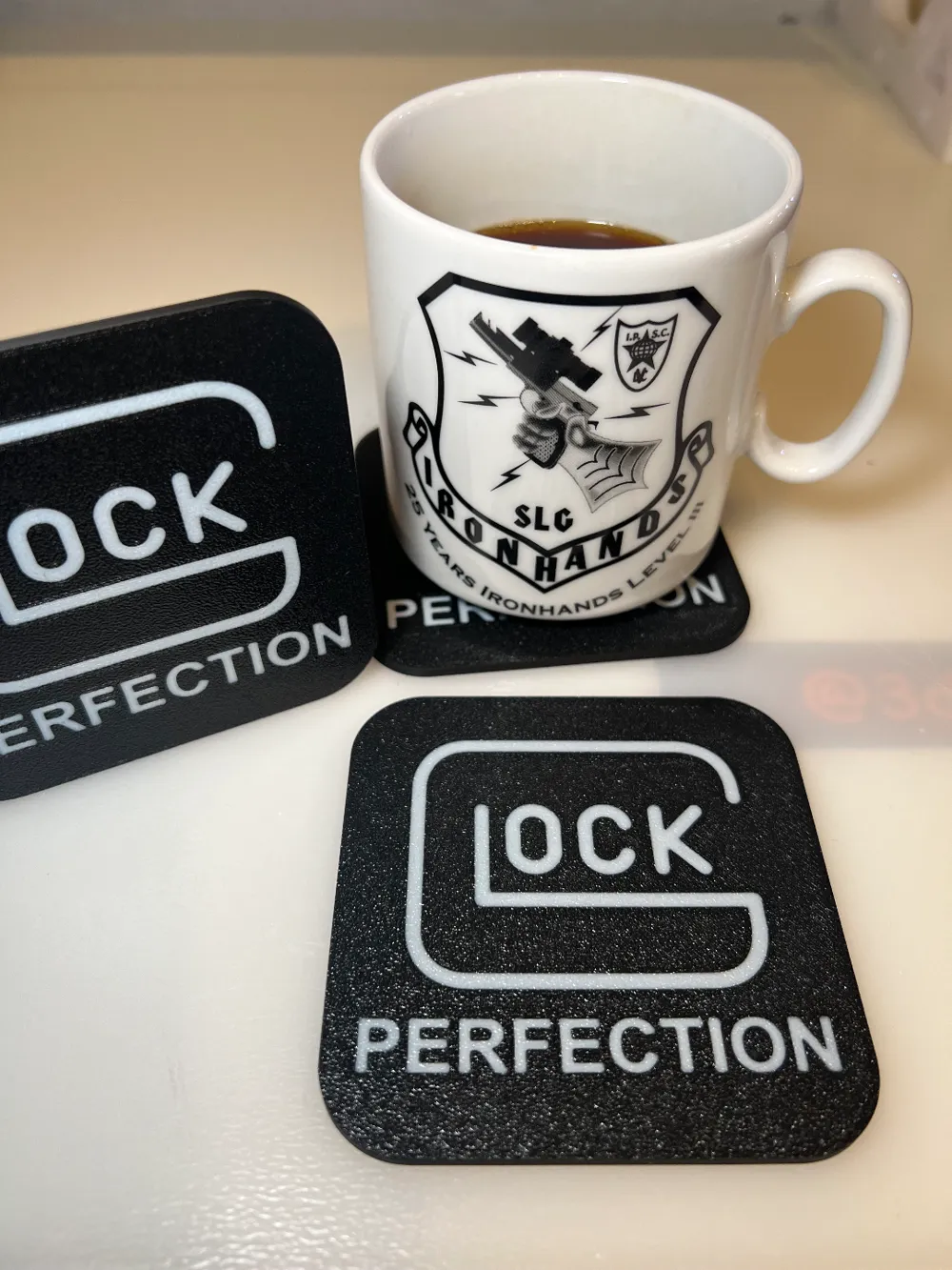 Glock Coaster by 3dprint.pjw - MakerWorld