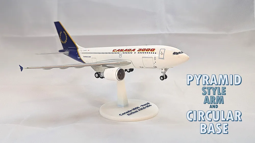 Customizable Model Plane Stand - 1:200 Scale by 3D Werks MakerWorld ...