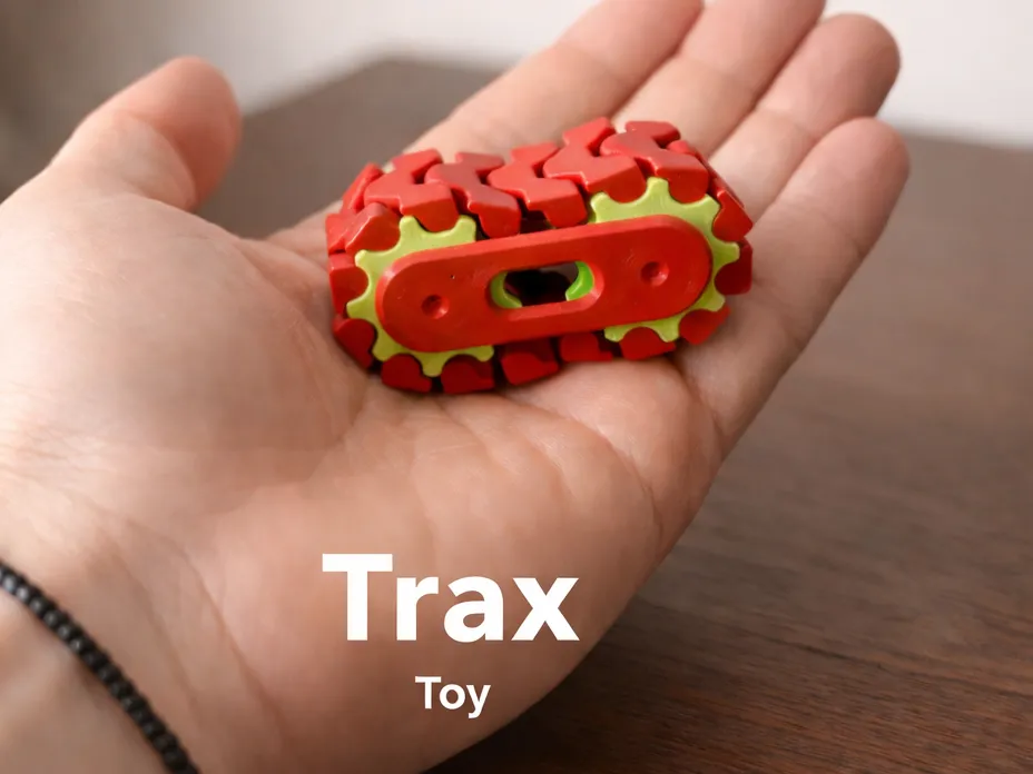 Trax - Antistress Fidget toy - Free 3D Print Model - MakerWorld