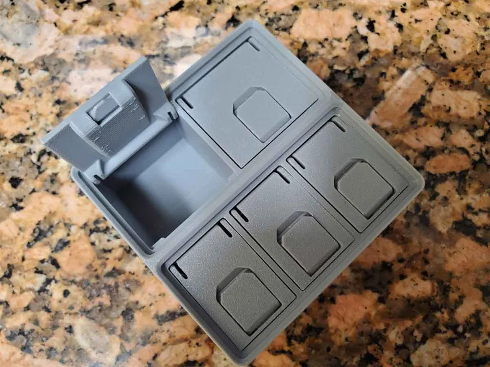 Gridfinity 2x2 Bins with Latching Lids v1.0 by mystoopidstuff MakerWorld: Download Free 3D Models
