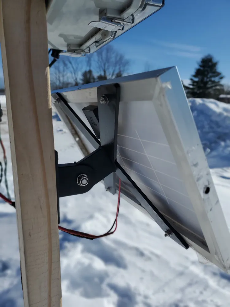 Solar panel mount - Free 3D Print Model - MakerWorld