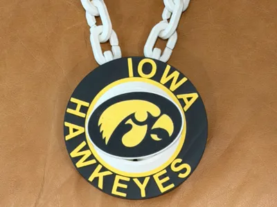 Iowa Hawkeyes Spinner Chain by jckrenrut MakerWorld: Download Free 3D ...