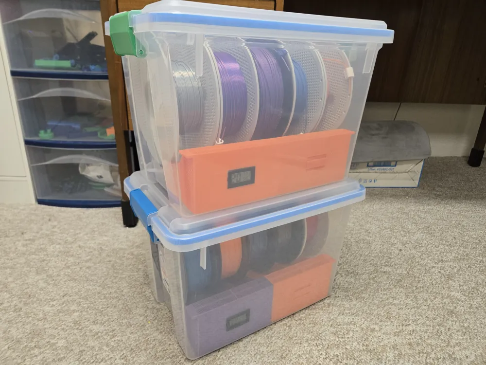 Sterilite 20qt(20L) Filament Storage Bin - Free 3D Print Model - MakerWorld