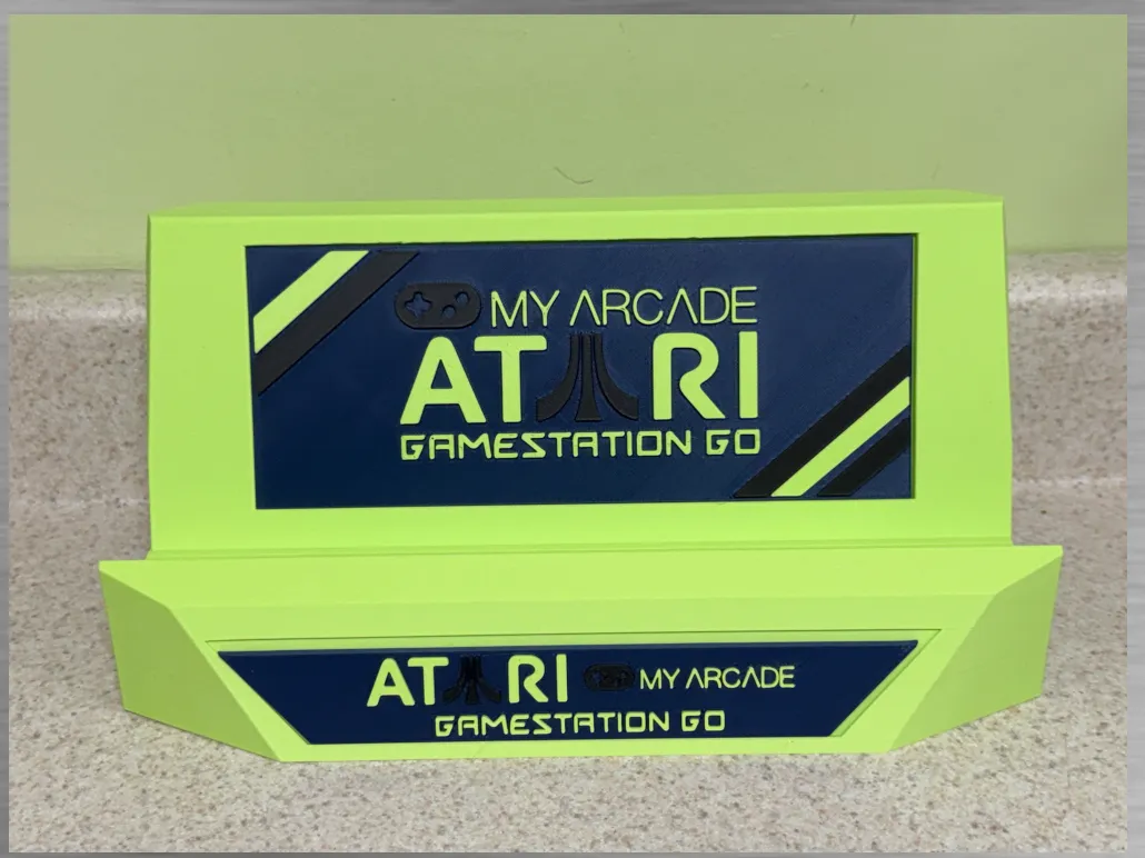 Atari Game Station Go -Display stand with Placards - Free 3D Print ...