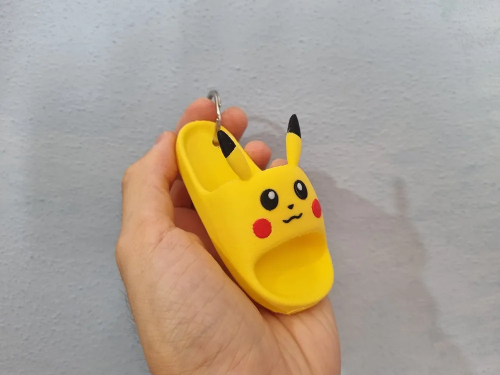 Pikachu Slides keychain by Big Simi MakerWorld: Download Free 3D Models