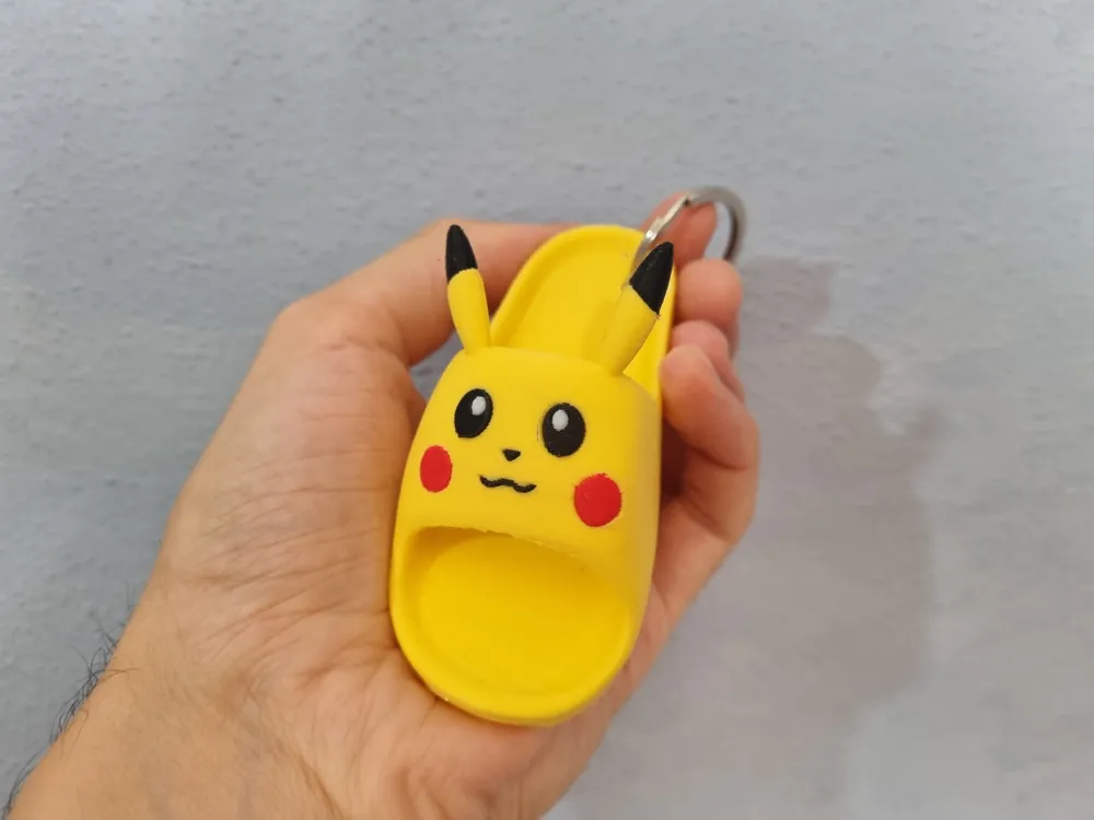 Pikachu Slides keychain - Free 3D Print Model - MakerWorld