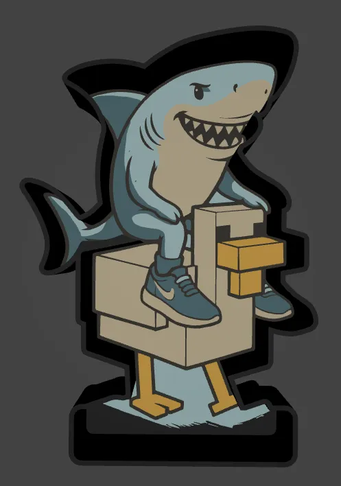 Tralalero Tralalá, a three-legged shark wearing blue Nike sneakers, is ...