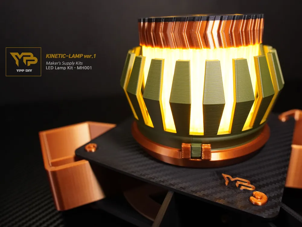 Kinetic LAMP by YULPAPAMakerWorld: Download Free 3D Models