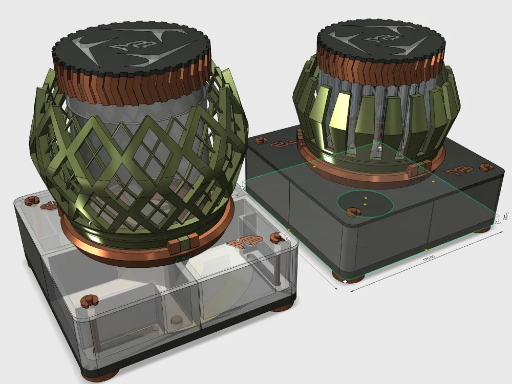 Kinetic LAMP by YULPAPA MakerWorld: Download Free 3D Models