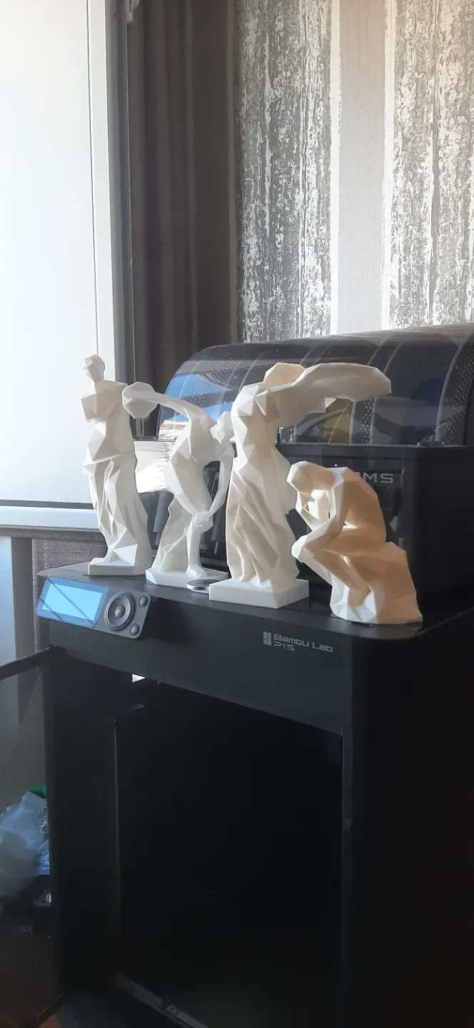 Low Poly Statue Pack. by humbledandelion MakerWorld: Download Free 3D ...