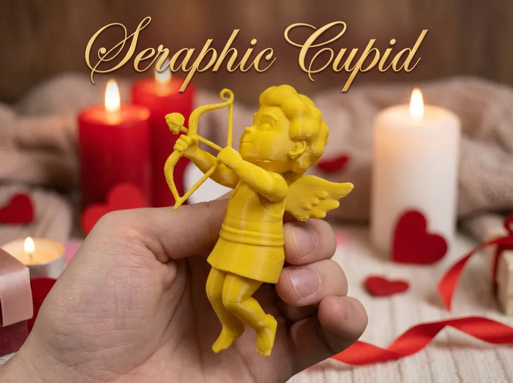 Seraphic Cupid - Free 3D Print Model - MakerWorld