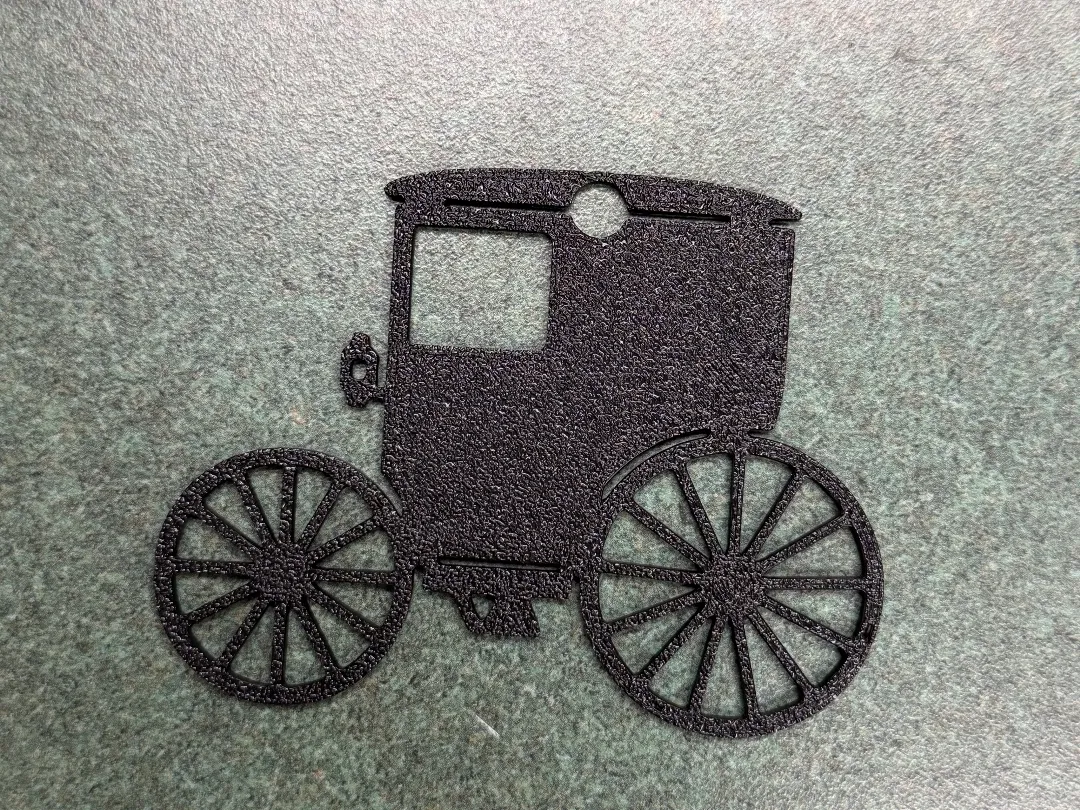 Amish Buggy Ornament / Keychain / Wall Art - Free 3D Print Model ...