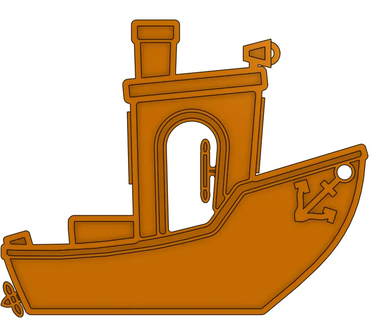 2D 3D Benchy by DarsMakerWorld: Download Free 3D Models