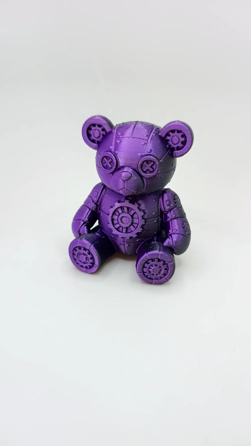 Steampunk Bear with Gear Heart - Free 3D Print Model - MakerWorld