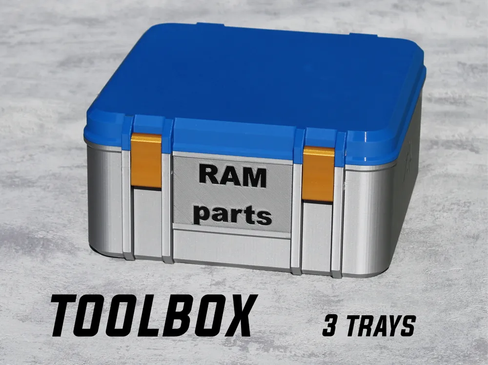 FlexiBox - modular toolbox with trays by Zvedak MakerWorld: Download ...