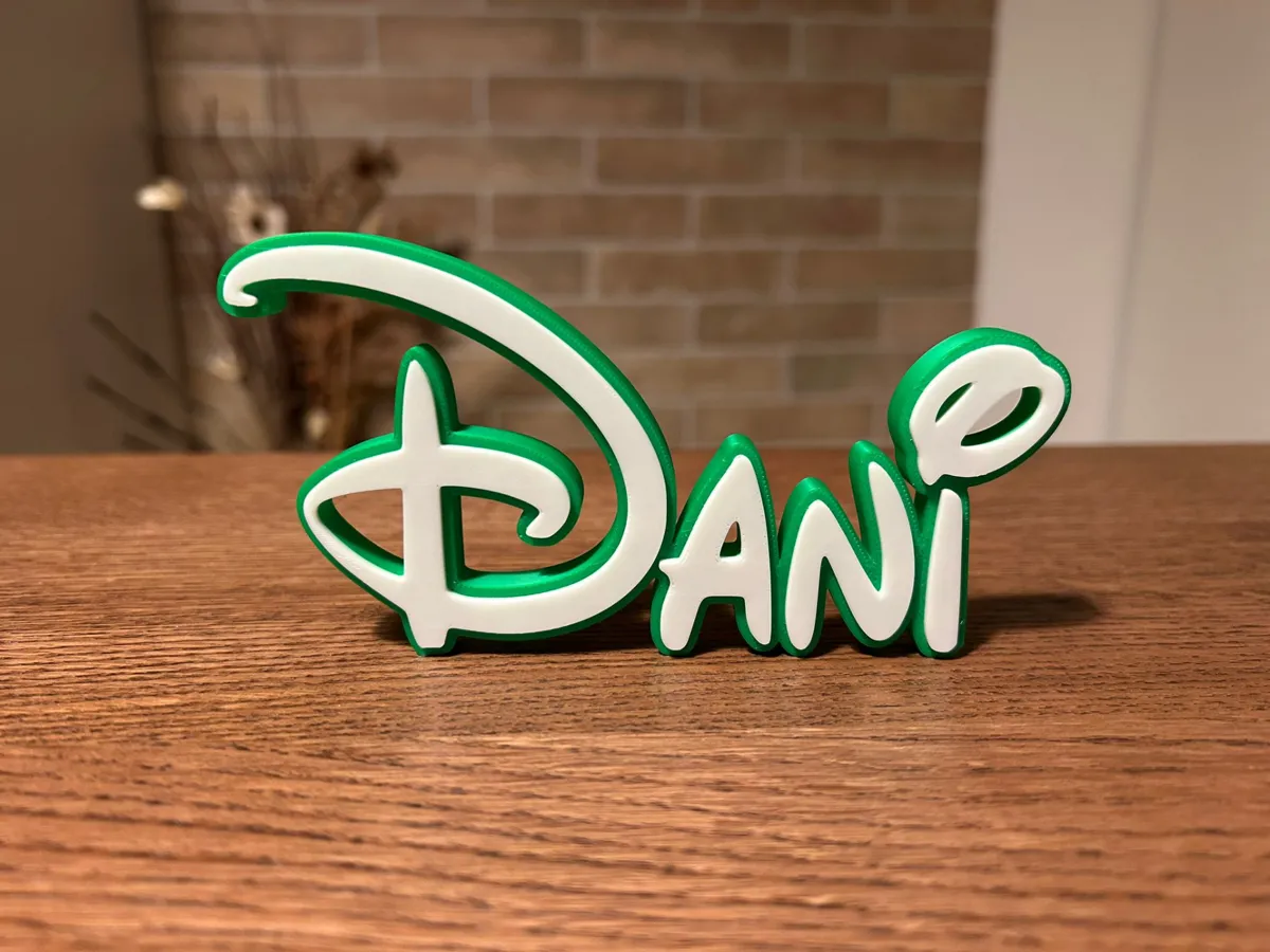 Dani Name Disney Sign - Free 3D Print Model - MakerWorld
