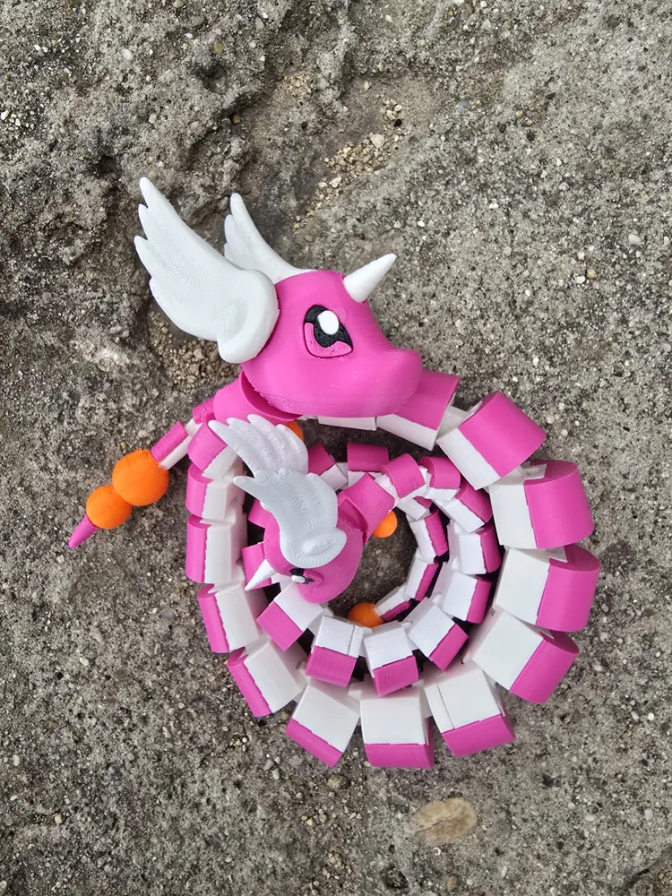 Wobbling Dragonair by SoldatFrozer MakerWorld: Download Free 3D Models