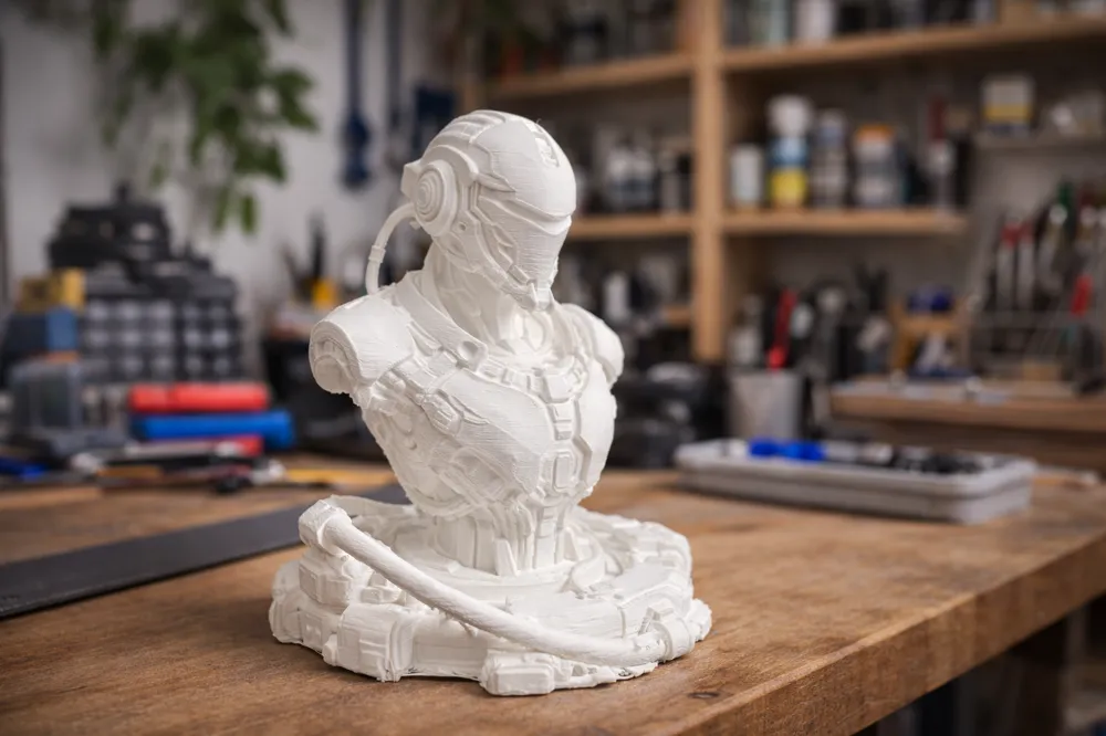 Robot statue - Free 3D Print Model - MakerWorld