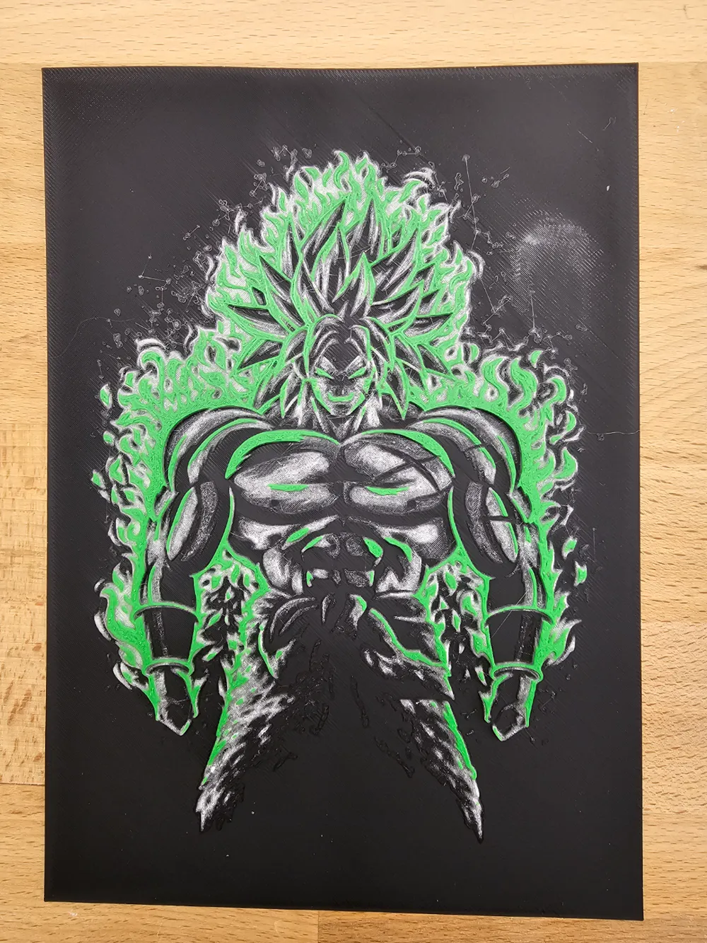 HueForge Broly by overkill83 - MakerWorld