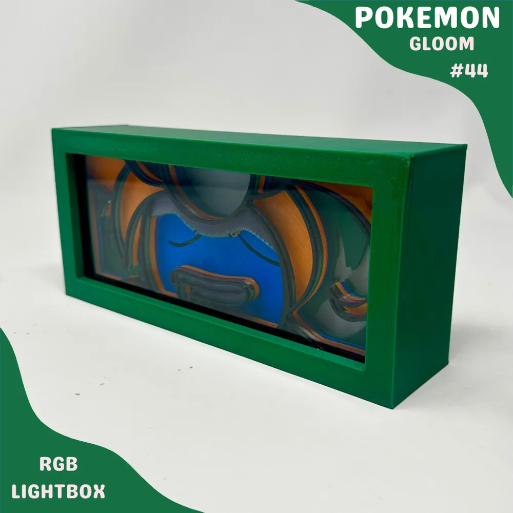 Gloom Pokemon RGB Lightbox by PokePrinting - MakerWorld