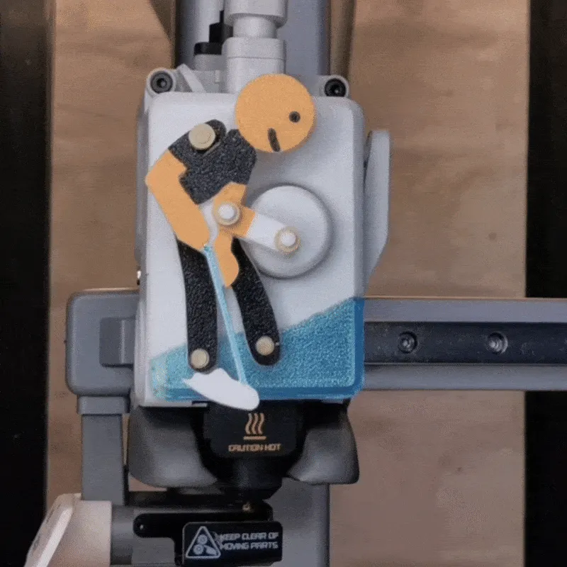 Mop Man -A1/Mini Extruder Visualizer - Free 3D Print Model - MakerWorld