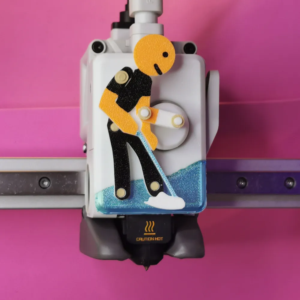 Mop Man -A1/Mini Extruder Visualizer - Free 3D Print Model - MakerWorld