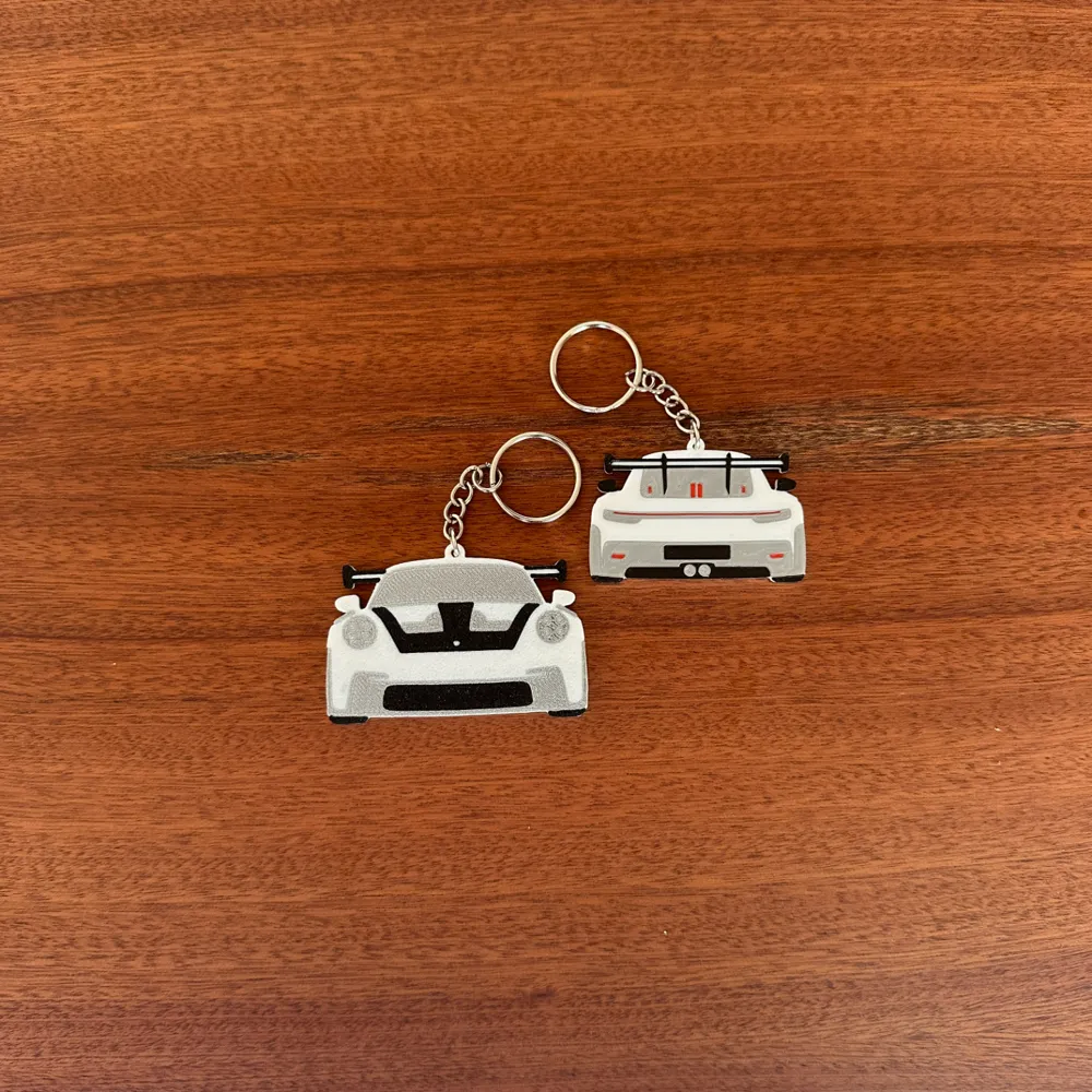 Porsche 911 GT3 RS Double Sided Keychain by FilumStudios - MakerWorld